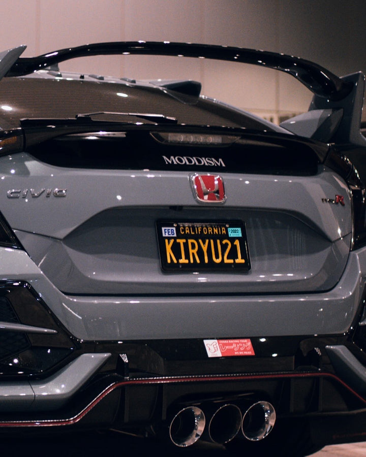 White 7 Inch Moddism Decal