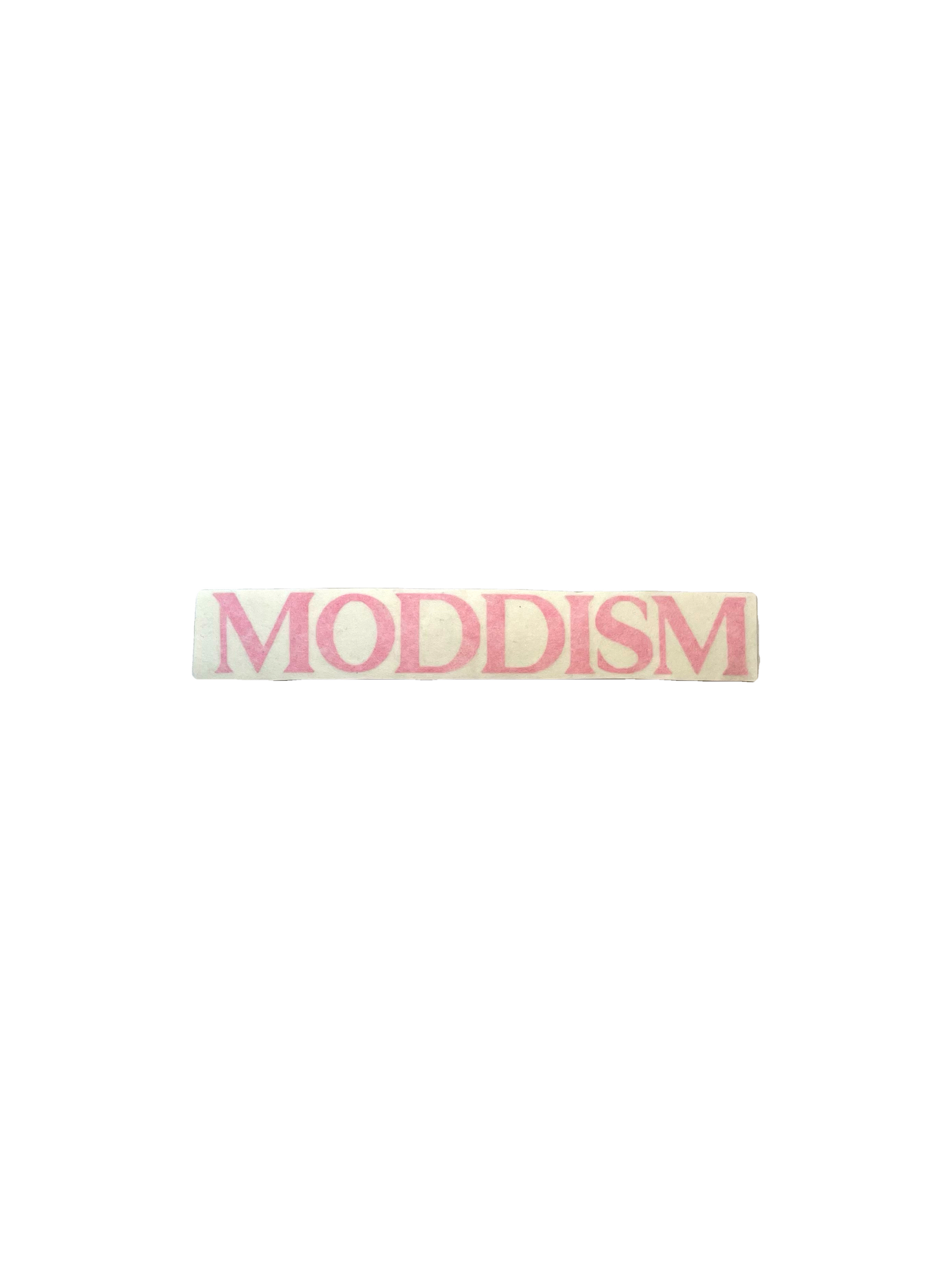 Pink 7 Inch Moddism Decal